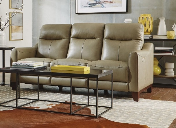 Flexsteel Forte Power Reclining Sofa with Power Adjustable Headrests 1197 62PH 282 80